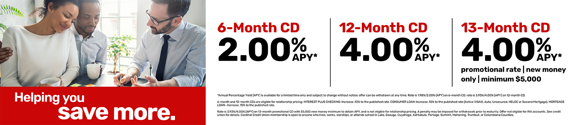 Great Rates. Superior Service. - Cardinal Credit Union