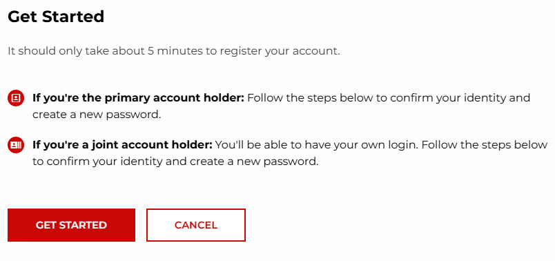 Online Banking Quick Reference Instruction Guide - Cardinal Credit Union