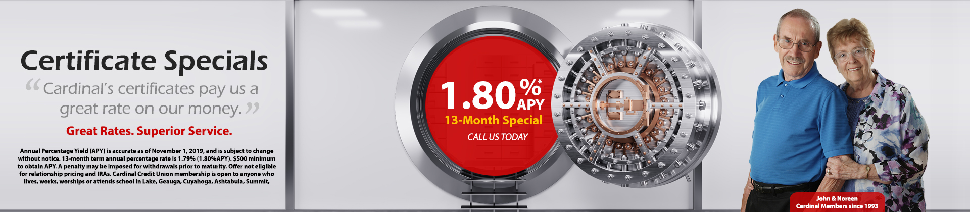 Great Rates. Superior Service. - Cardinal Credit Union